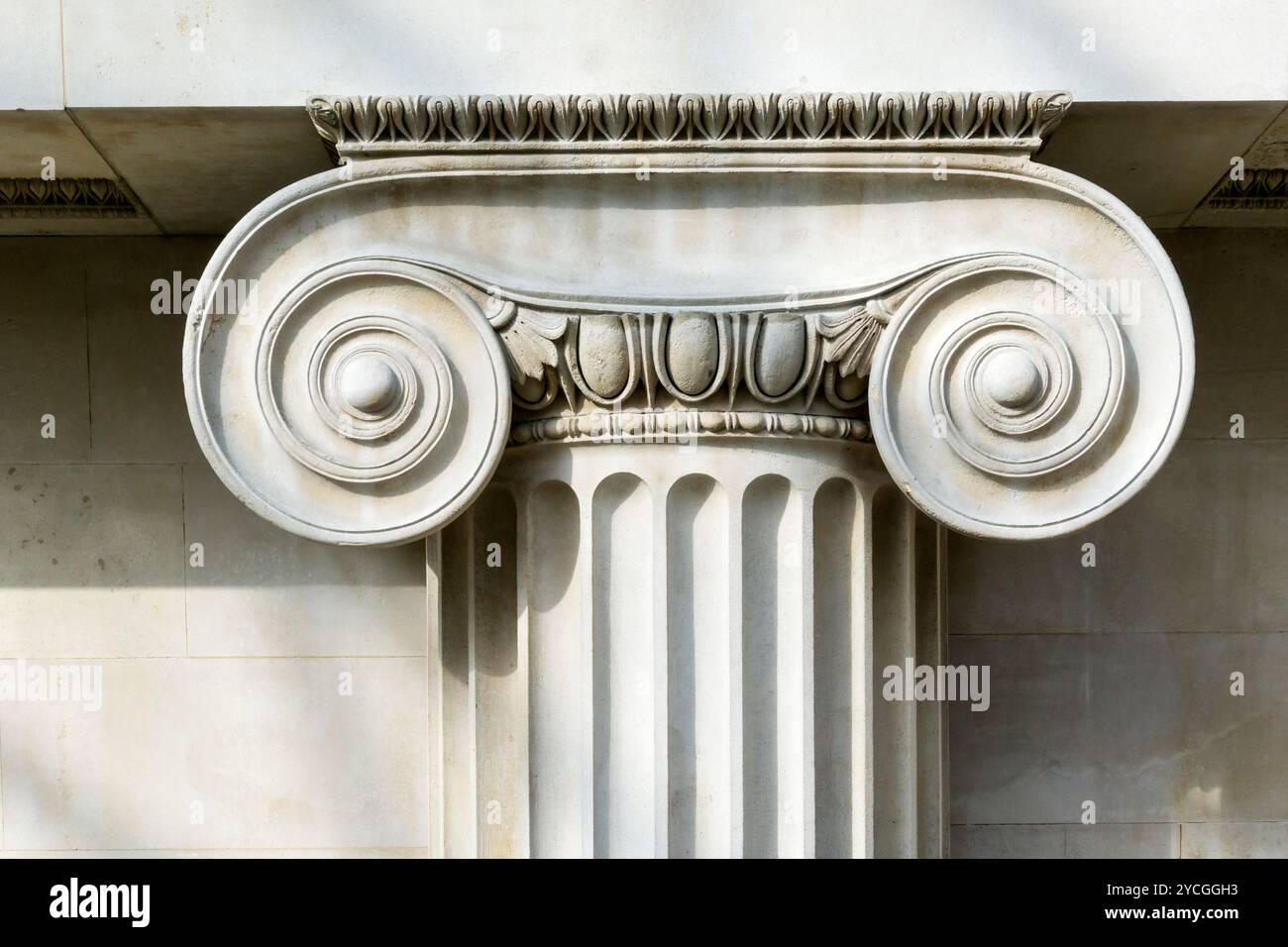 An example of an Ionic capital Stock Photo - Alamy