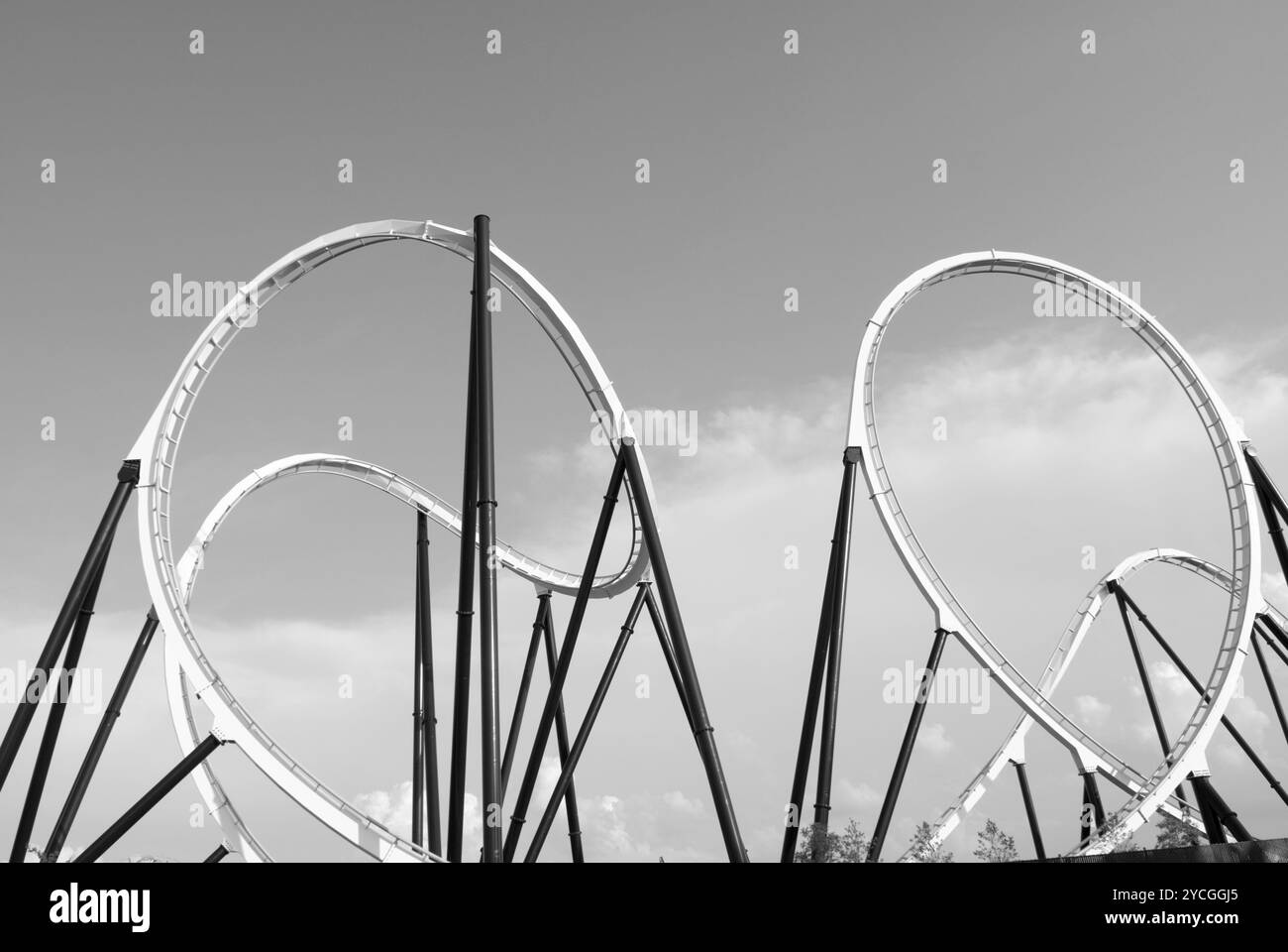 Time Machine roller coaster ride at Freestyle Park, Myrtle Beach, South ...