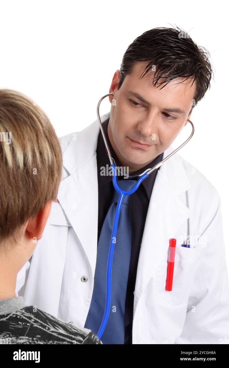 Doctor patient medical examination Stock Photo - Alamy