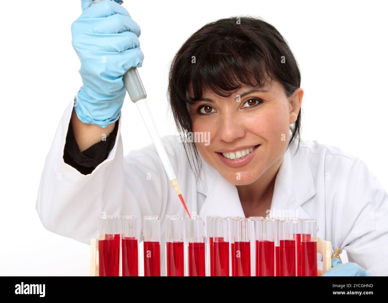Smiling biologist scientist Stock Photo - Alamy