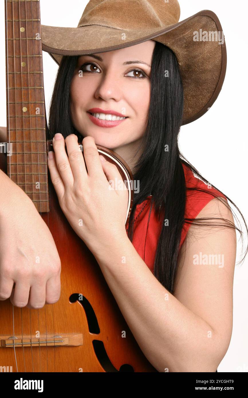 Western country cowboy musician guitar hi-res stock photography and ...