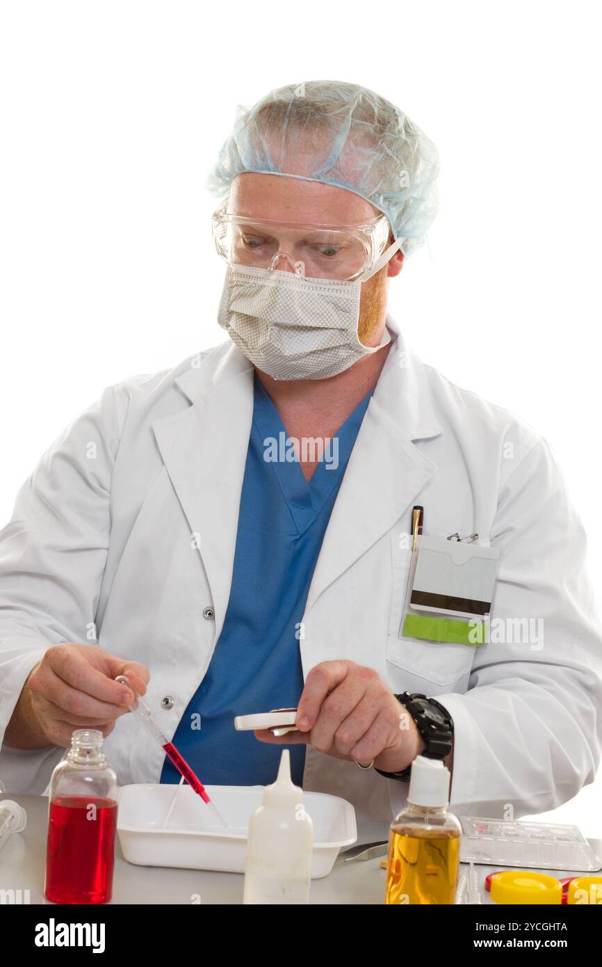 Research scientist at work Stock Photo - Alamy