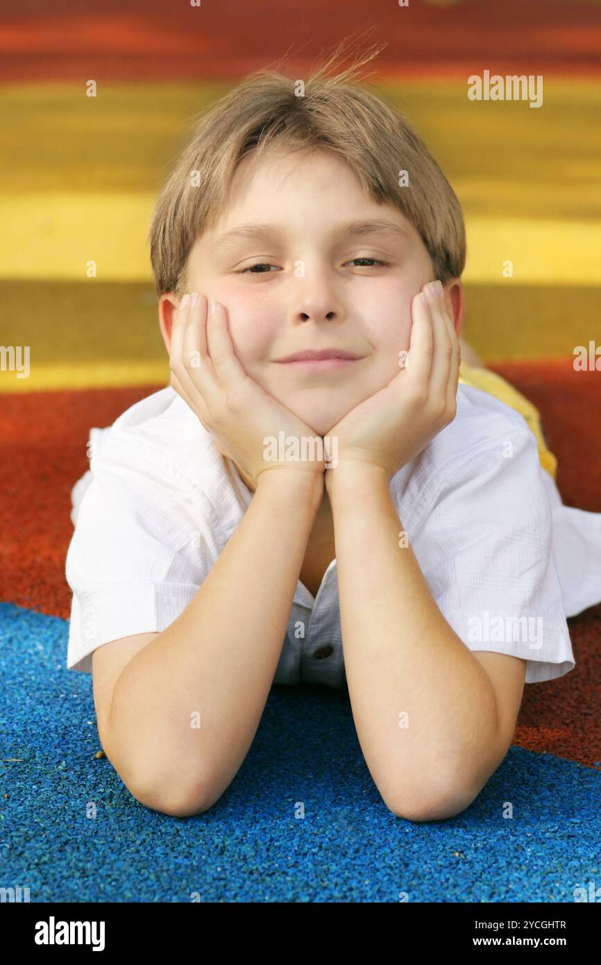 Happy Child Bright Future Stock Photo - Alamy