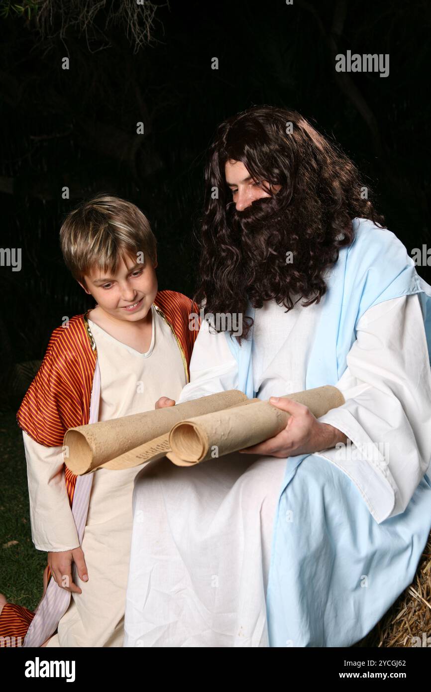 Religious man teaching the scriptures Stock Photo - Alamy