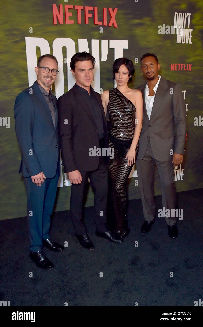 Adam Schindler, Finn Wittrock, Kelsey Asbille und Brian Netto bei der ...