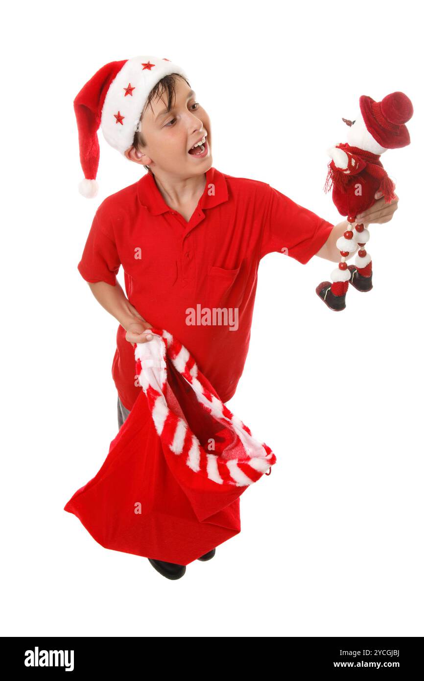 Boy with sack hi-res stock photography and images - Alamy