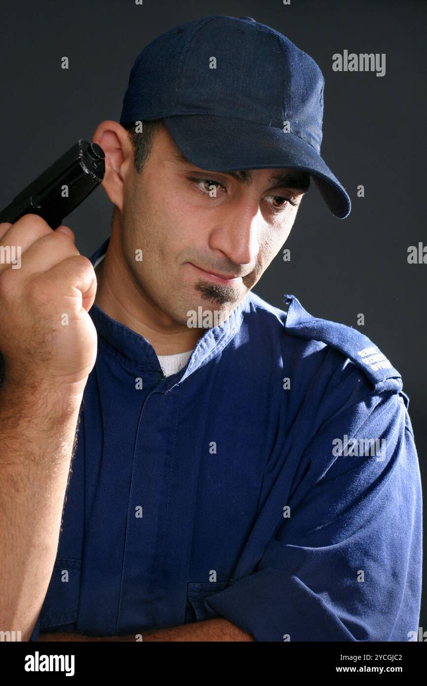Security guard with gun hi-res stock photography and images - Alamy