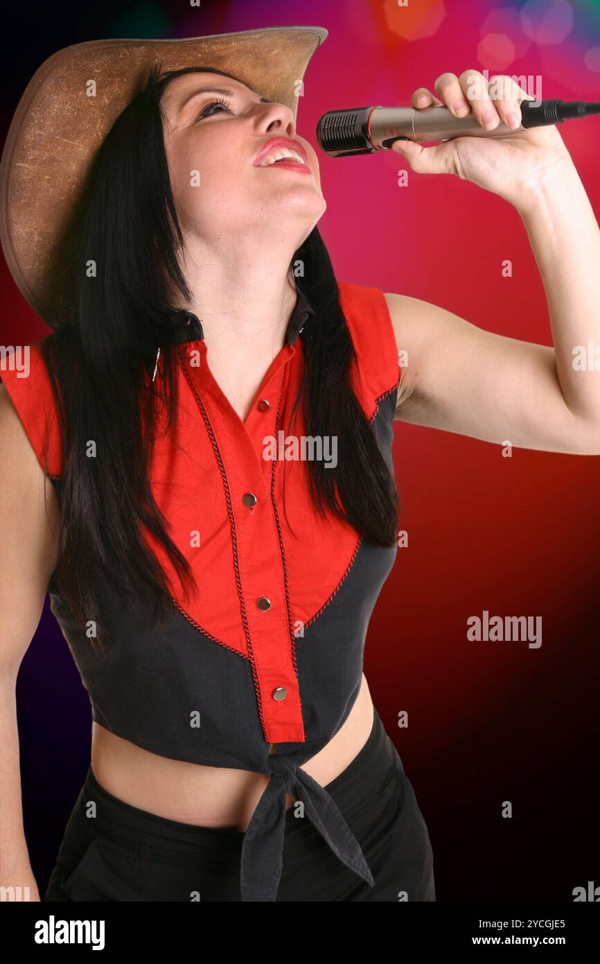 Country Western Singer Performer Stock Photo - Alamy