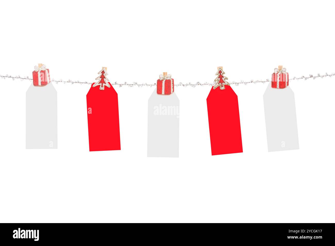 Christmas tree gift festive Cut Out Stock Images & Pictures - Alamy