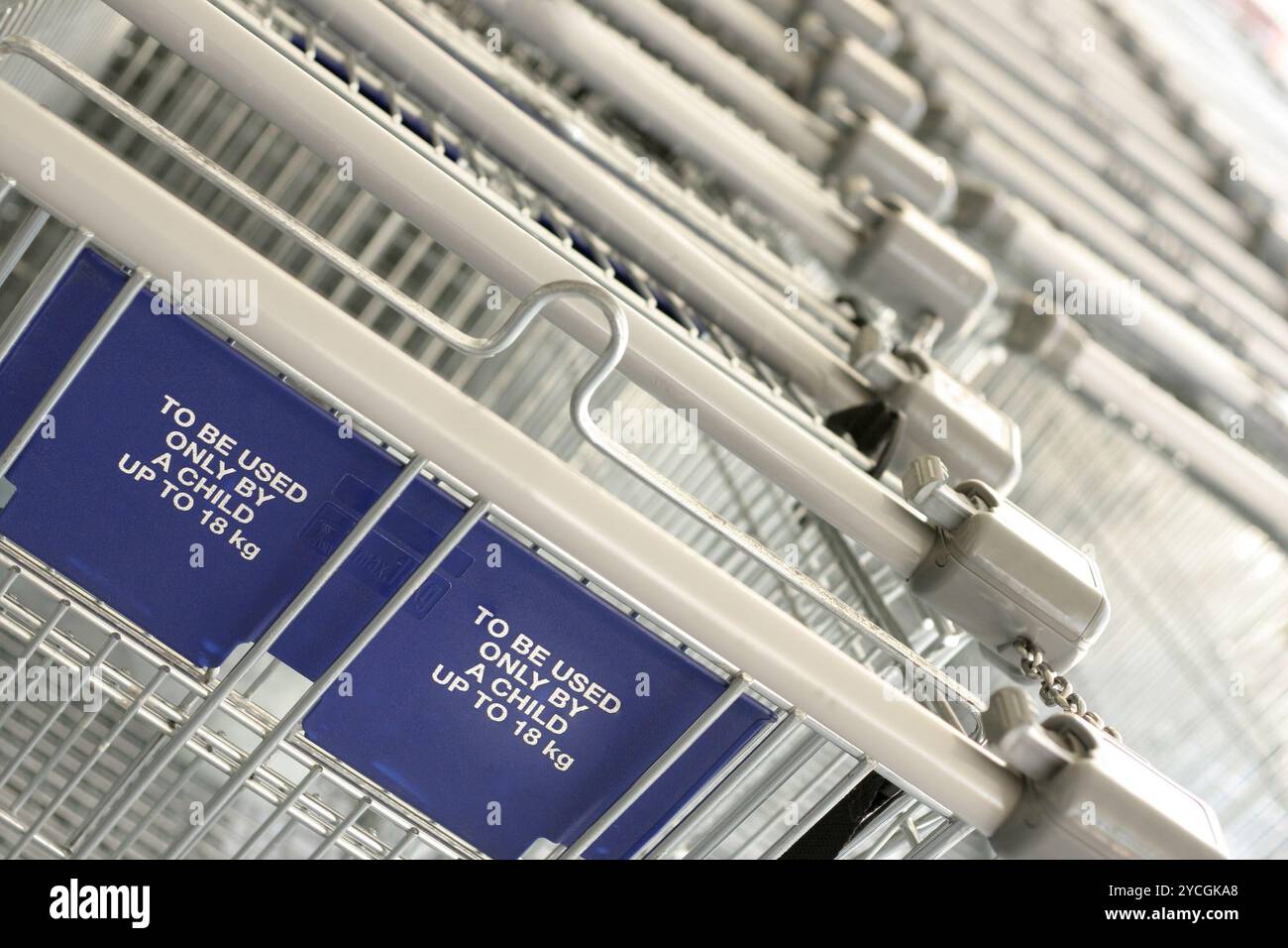 Shopping Trolley carts Stock Photo - Alamy