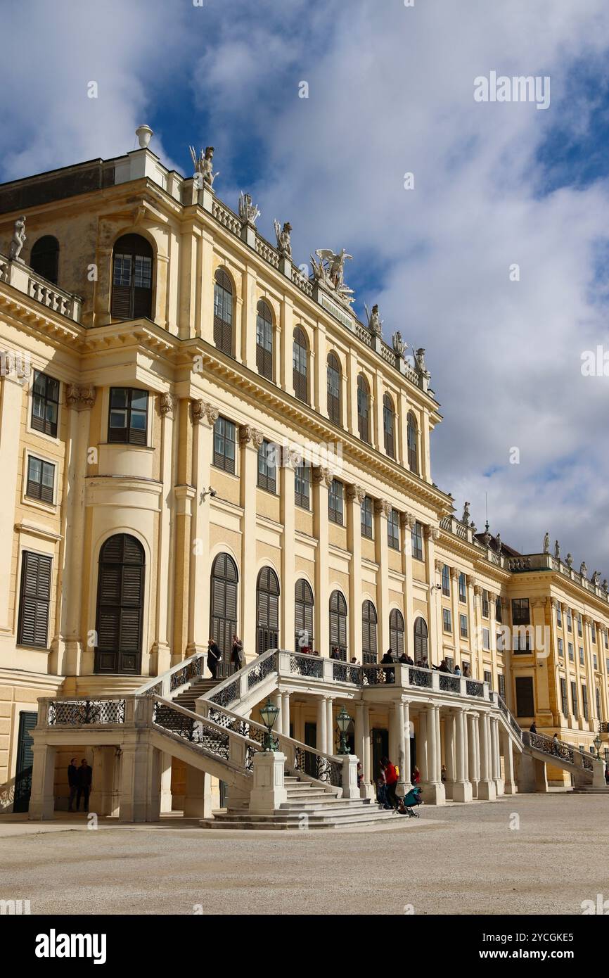 Vienna, Austria - October 6 2024: Schönbrunn Palace - Iconic Baroque ...