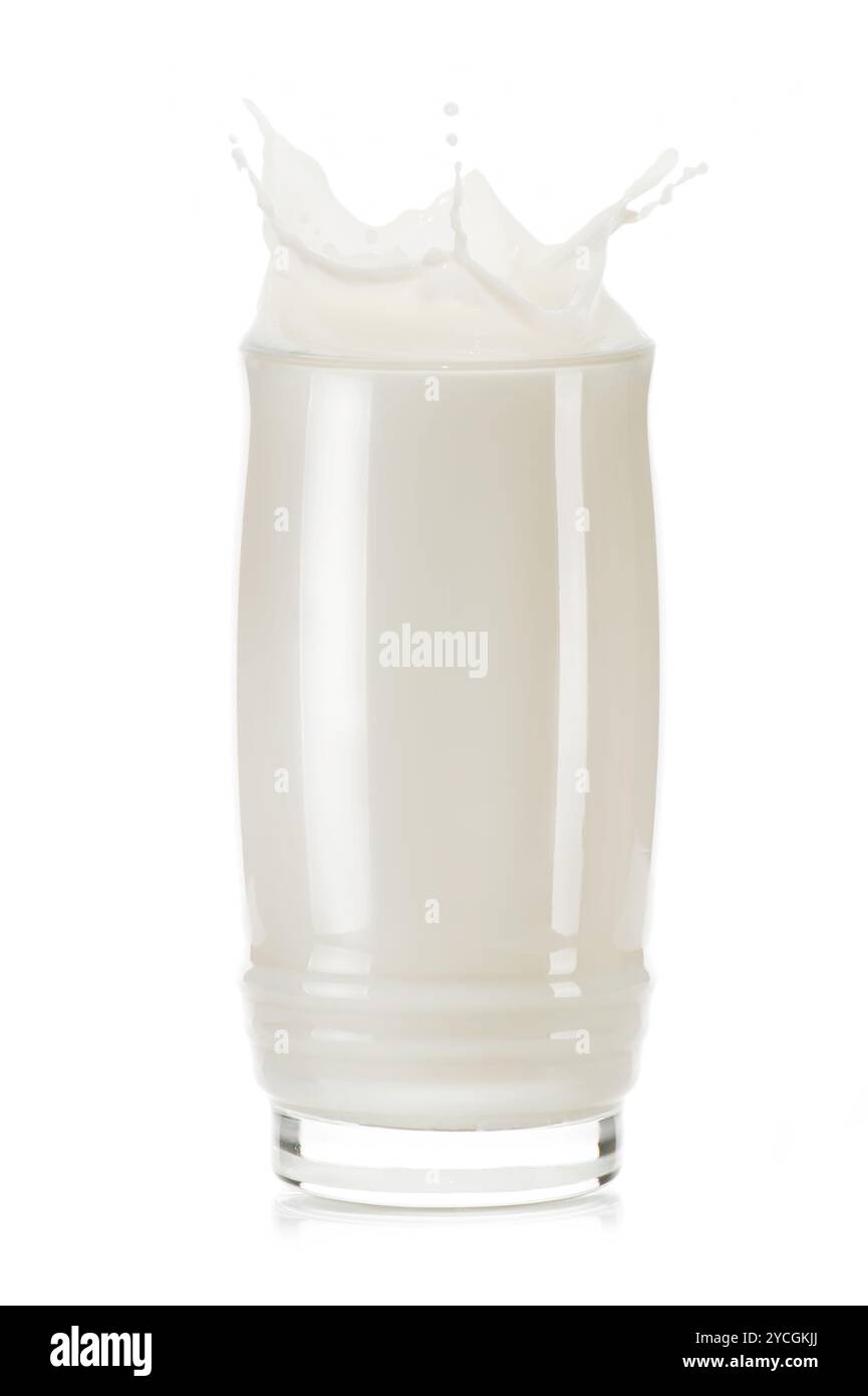 Splashing fresh milk glass hi-res stock photography and images - Alamy