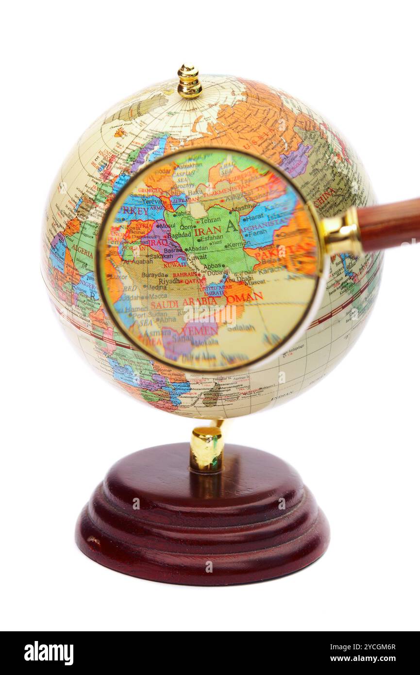 Iran iraq map hi-res stock photography and images - Alamy