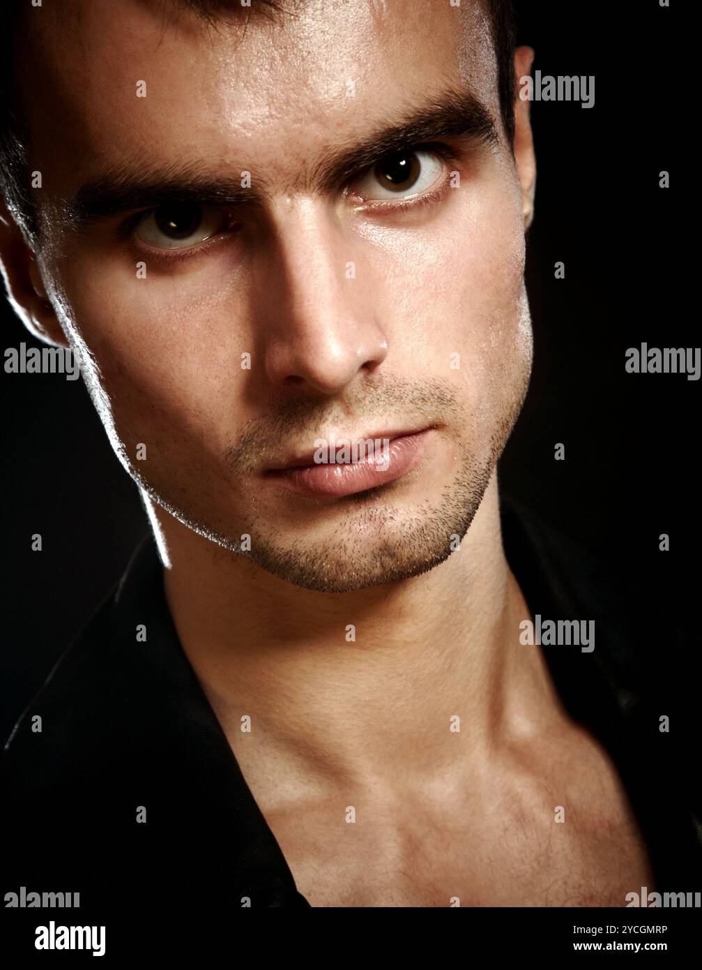 Close up young men hi-res stock photography and images - Alamy