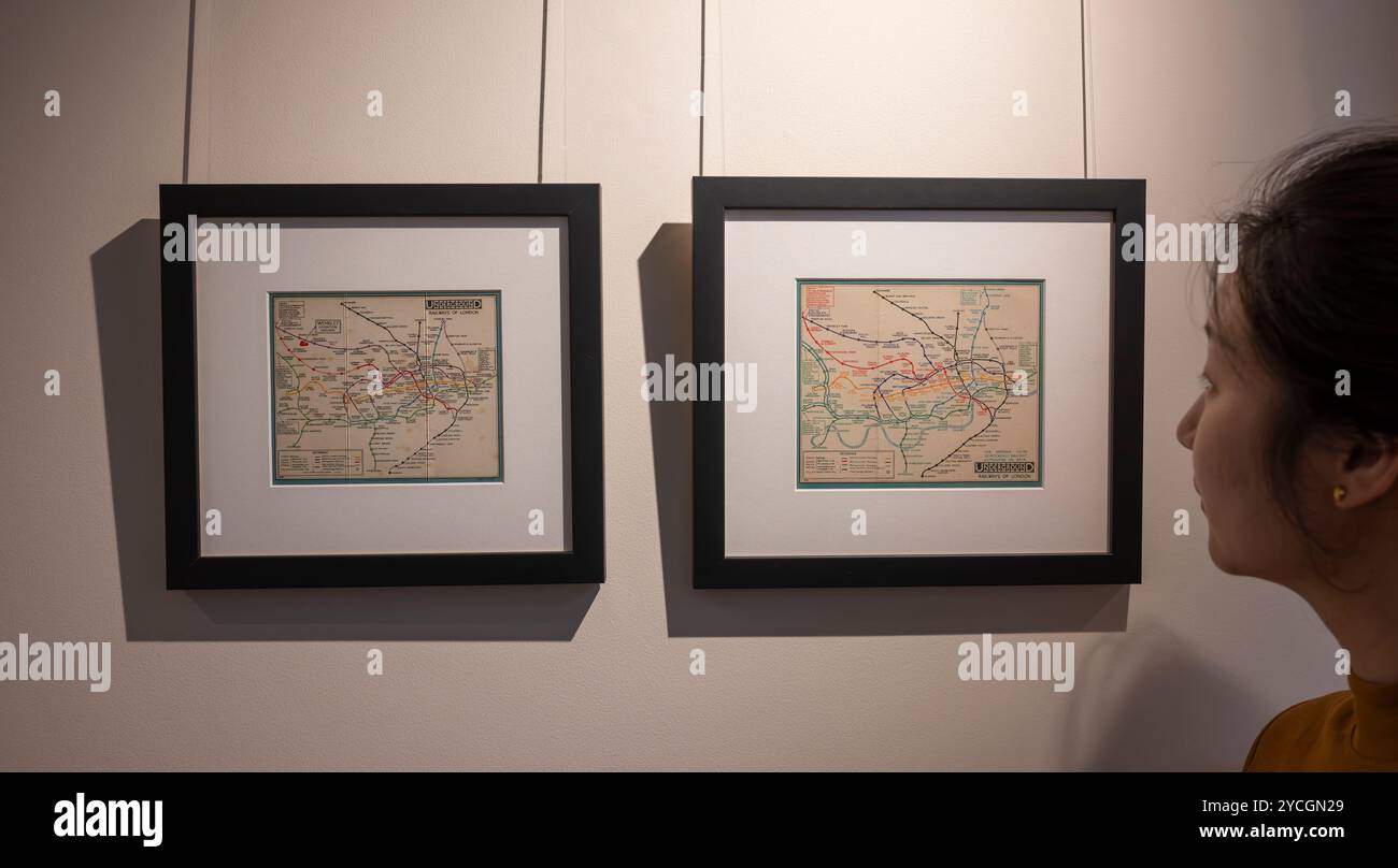 London tube map 2024 hi-res stock photography and images - Alamy