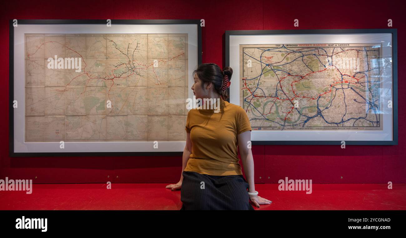 London tube map 2024 hi-res stock photography and images - Alamy