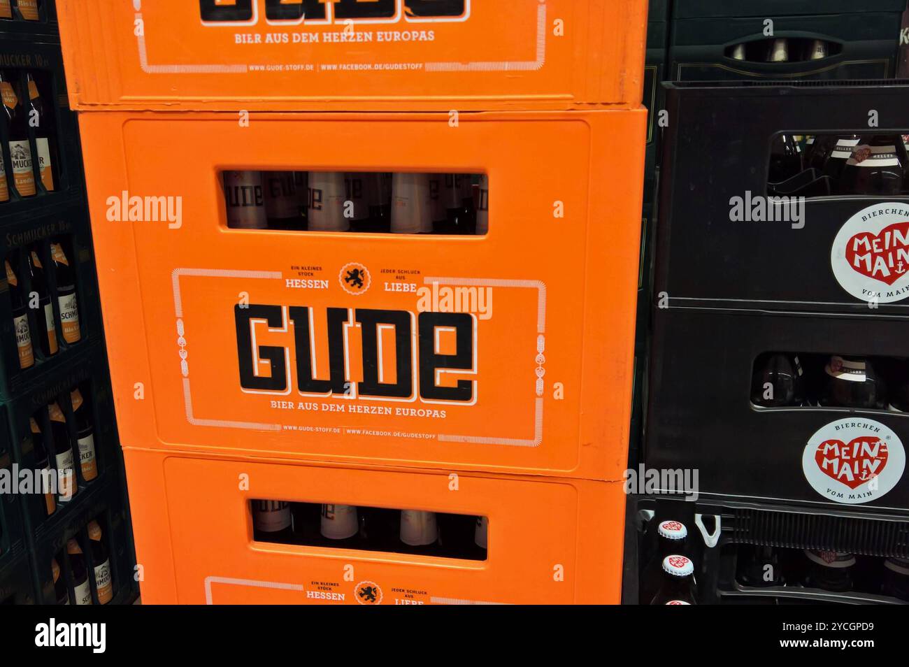 Gude und Gude-Stoff, Bier aus Hessen. Laut Internet wird Gude bei der ...