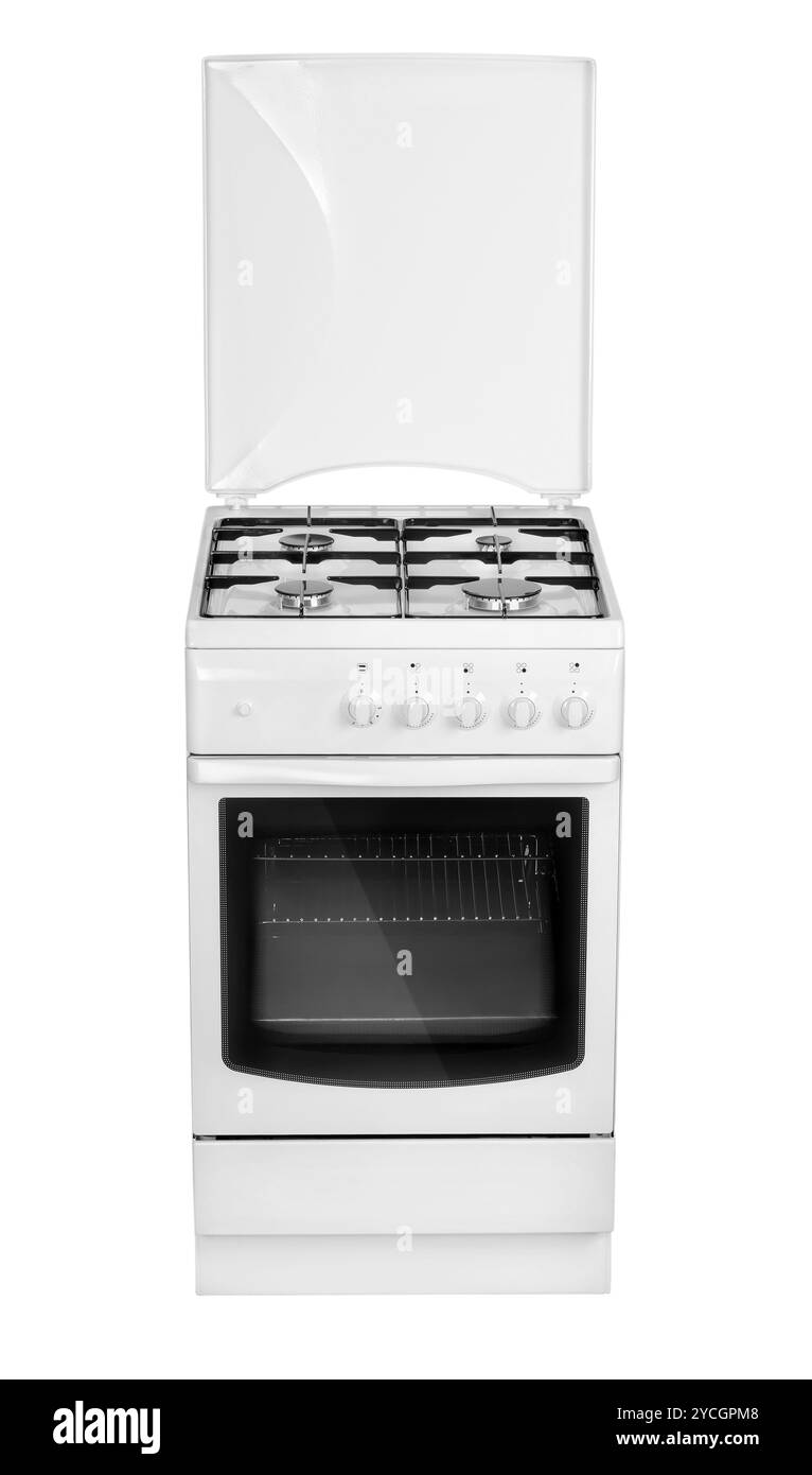 Gas burner modern stove Black and White Stock Photos & Images - Alamy