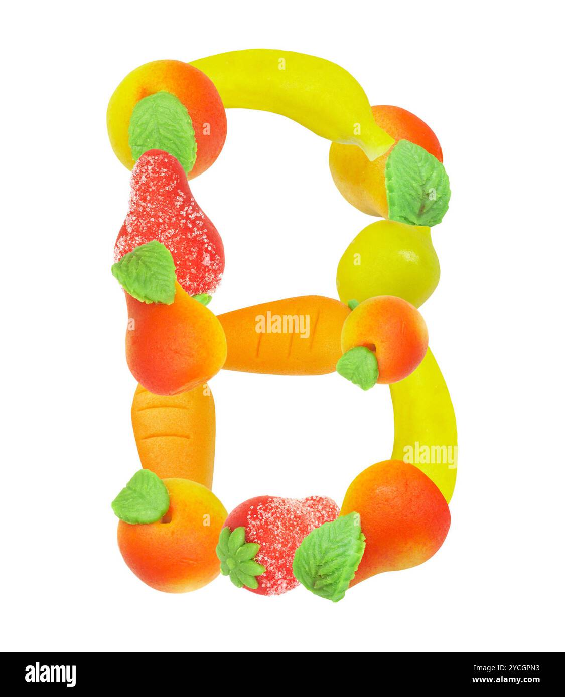 Alphabet letter b vegetables hi-res stock photography and images - Alamy