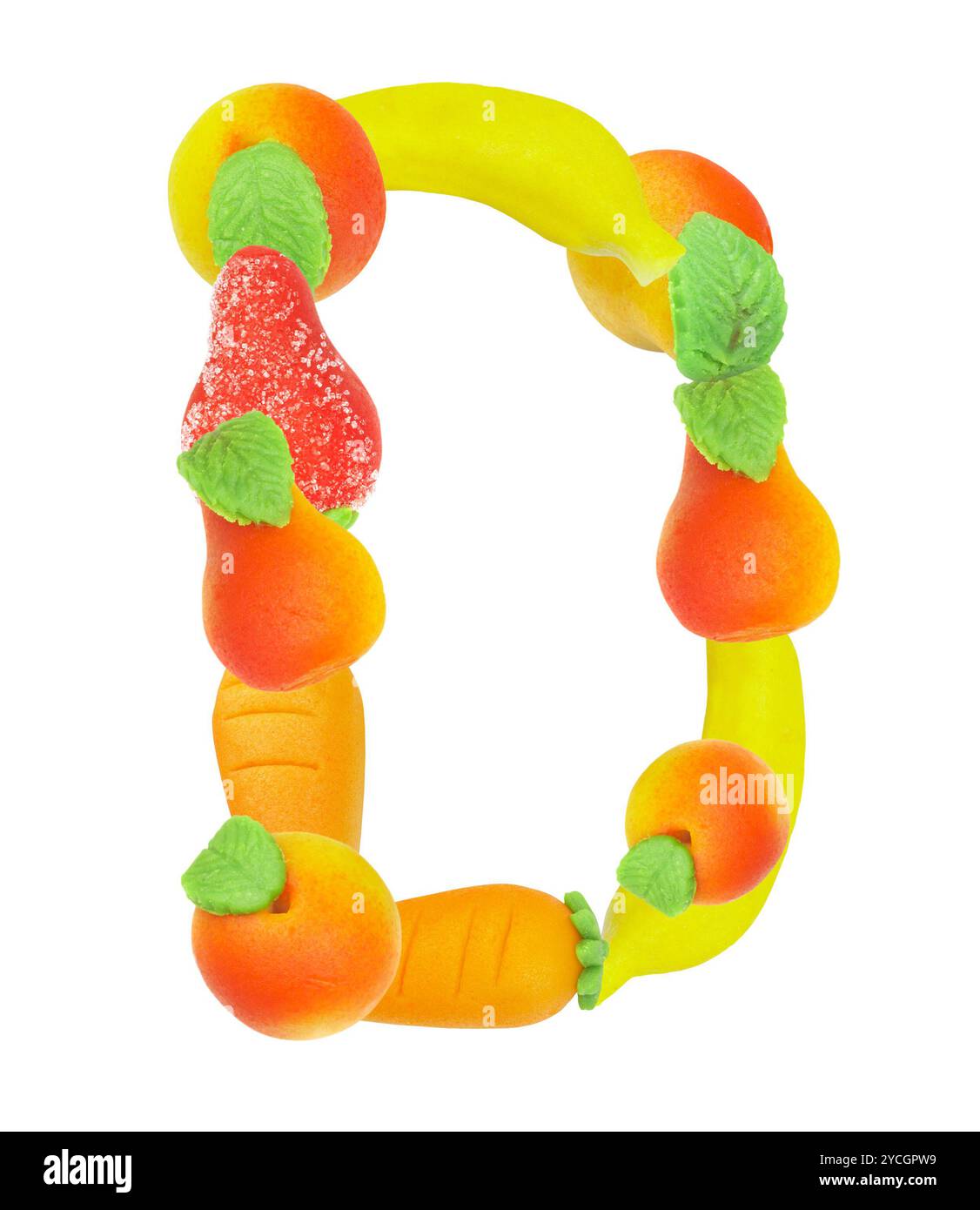 Fruit letter hi-res stock photography and images - Alamy