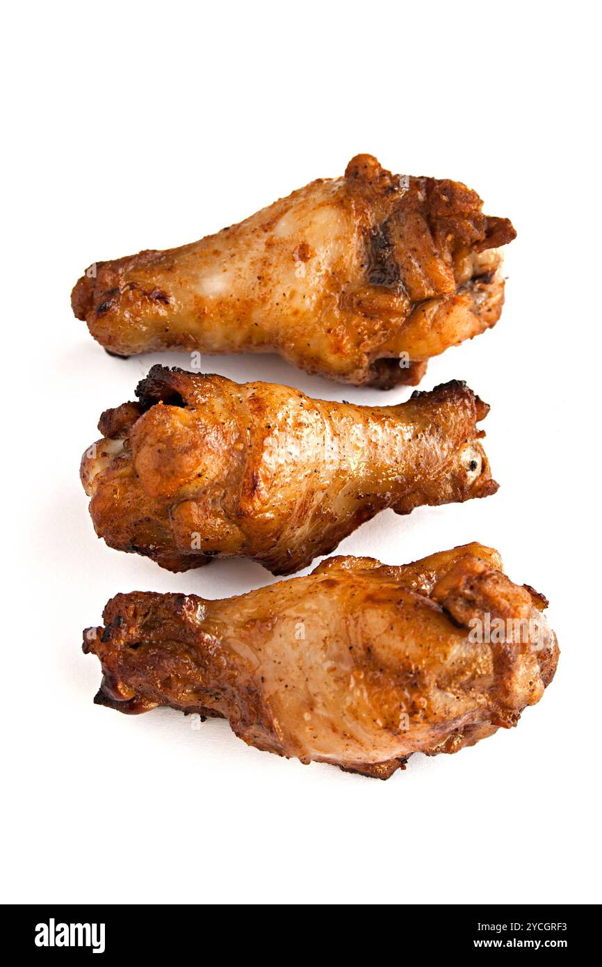 Roast chicken drumstick Stock Photo - Alamy