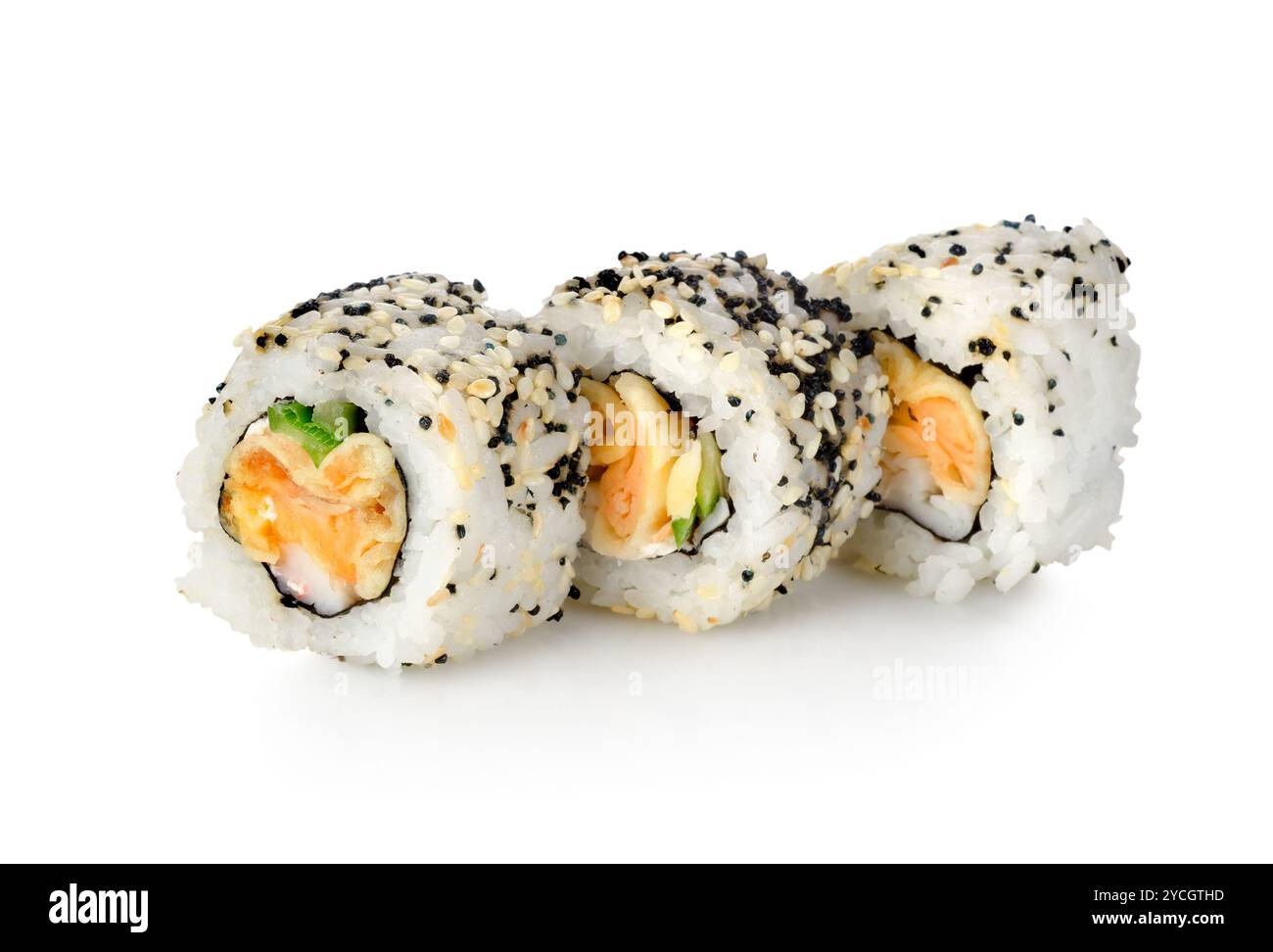 Three sushi rolls hi-res stock photography and images - Alamy