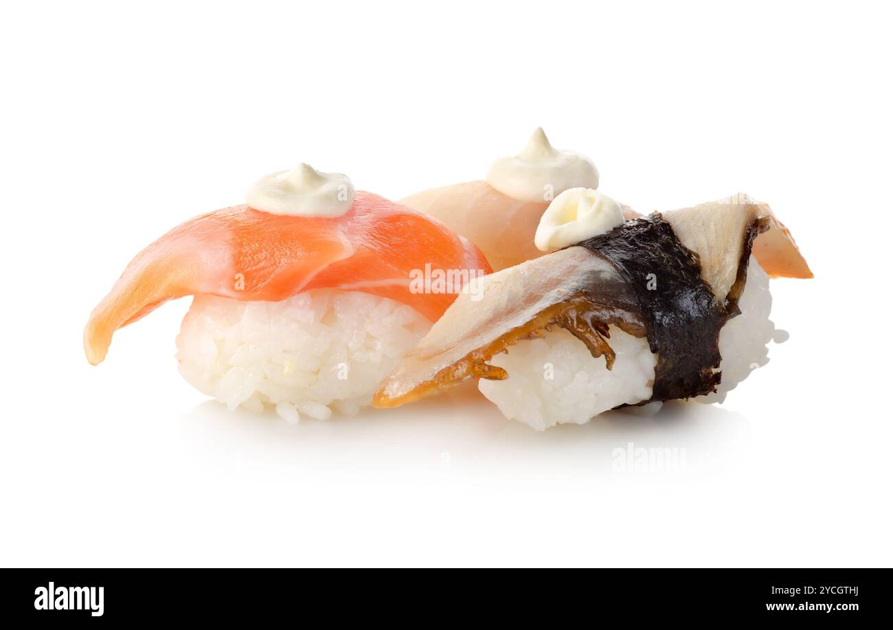 Single unagi nigiri sushi with eel hi-res stock photography and images ...