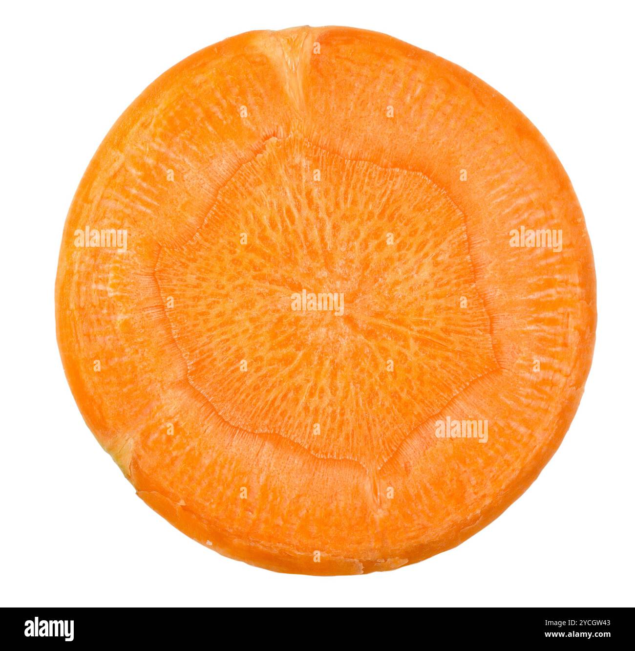 Carrot cut in slices Stock Photo - Alamy