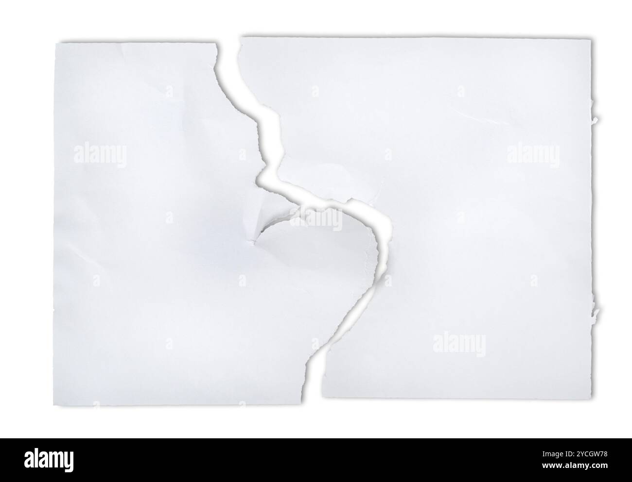 Piece torn paper isolated hi-res stock photography and images - Alamy