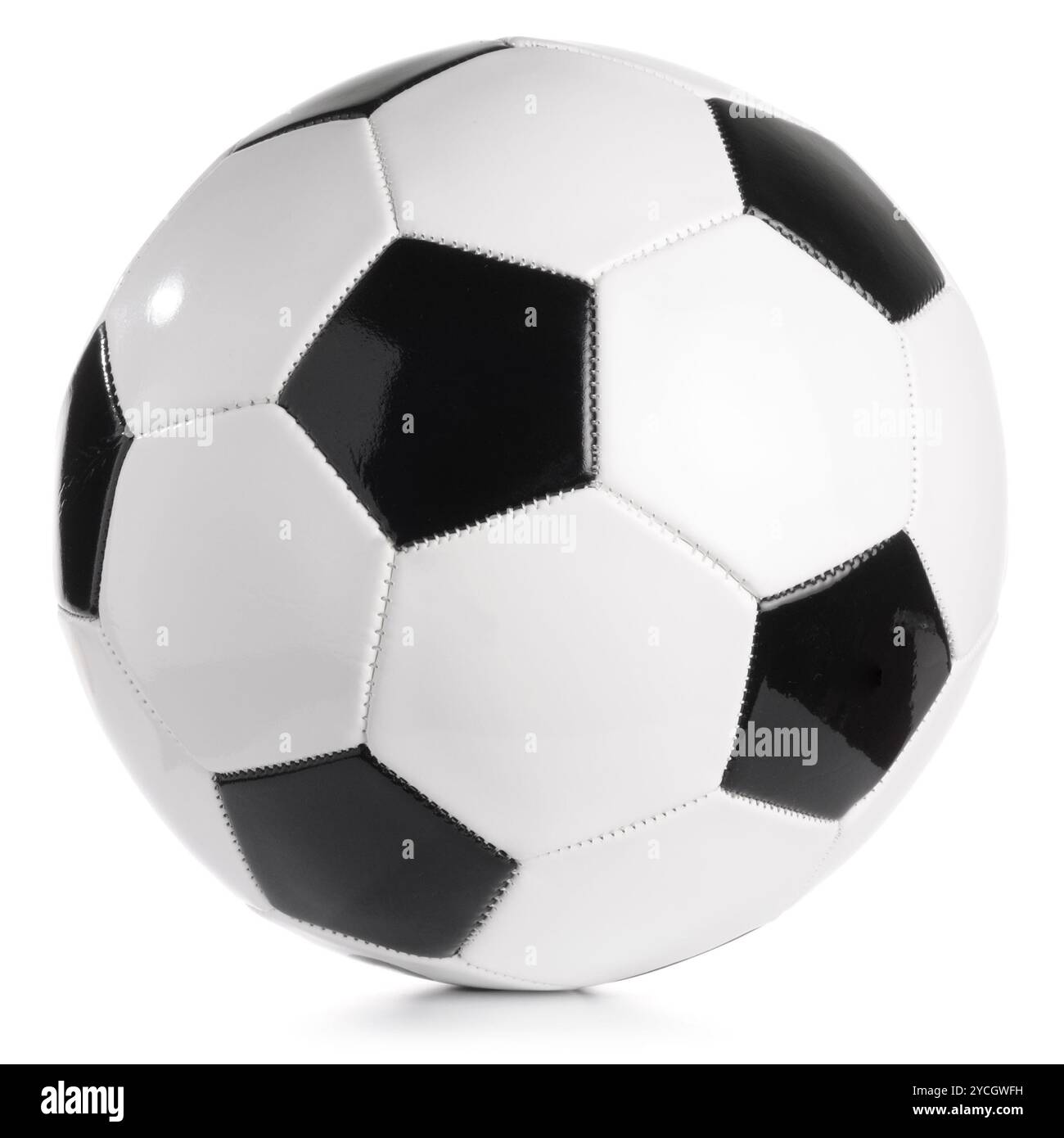 Black and white football ball hi-res stock photography and images - Alamy