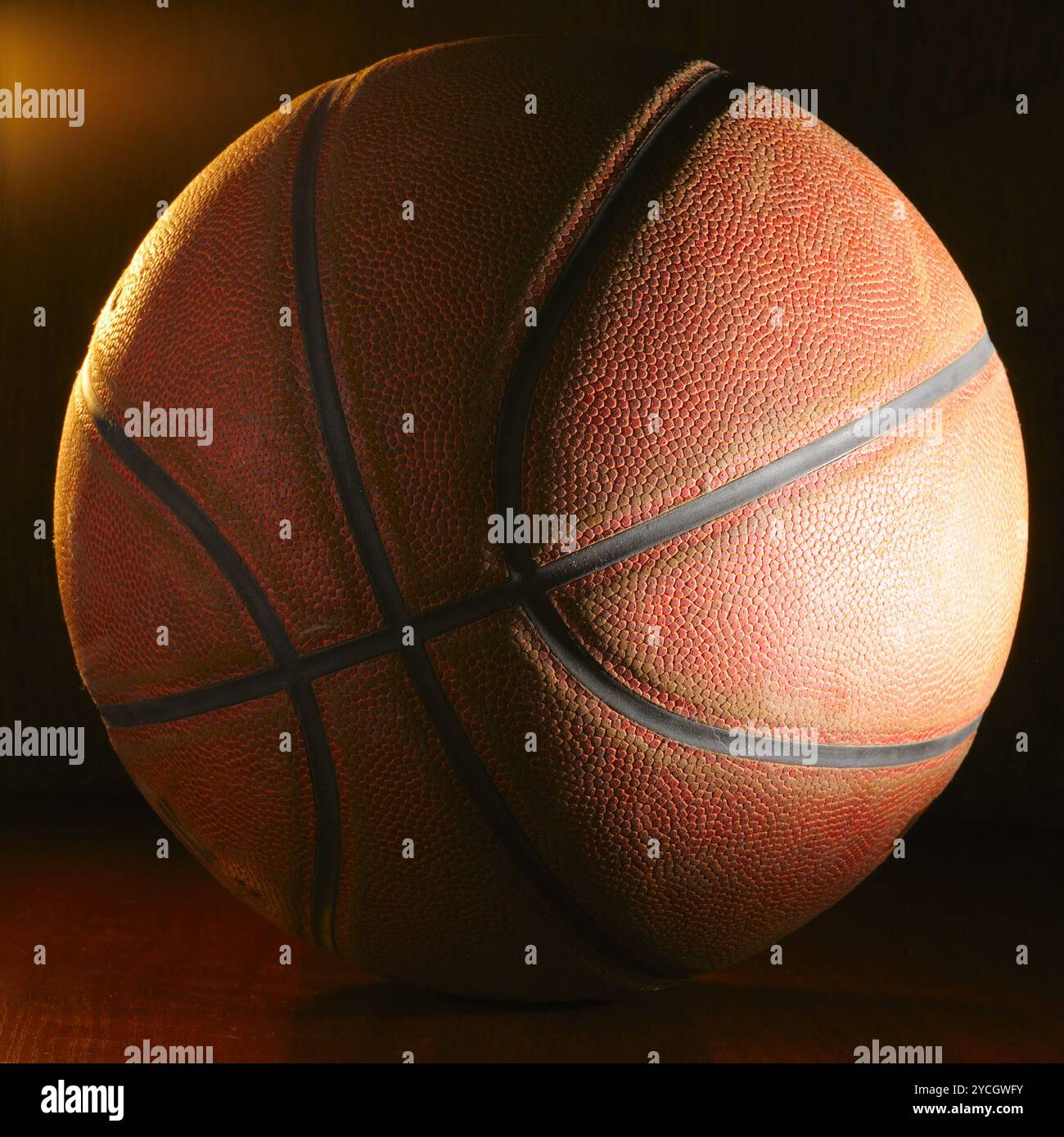 Basketball leather ball court hi-res stock photography and images - Alamy