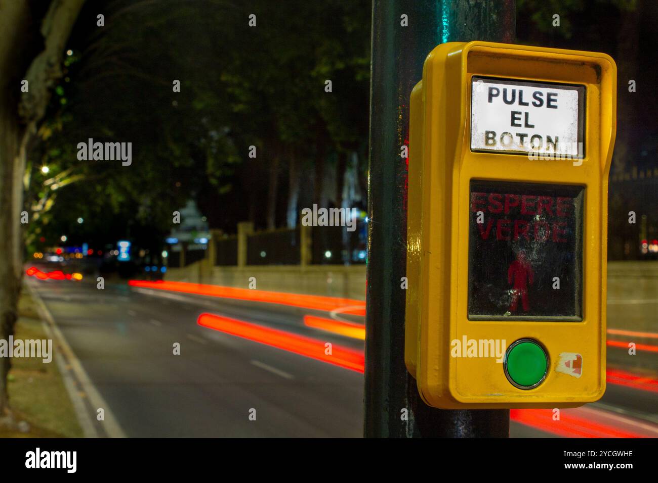 Stop Lights / Light Trails Stock Photo - Alamy