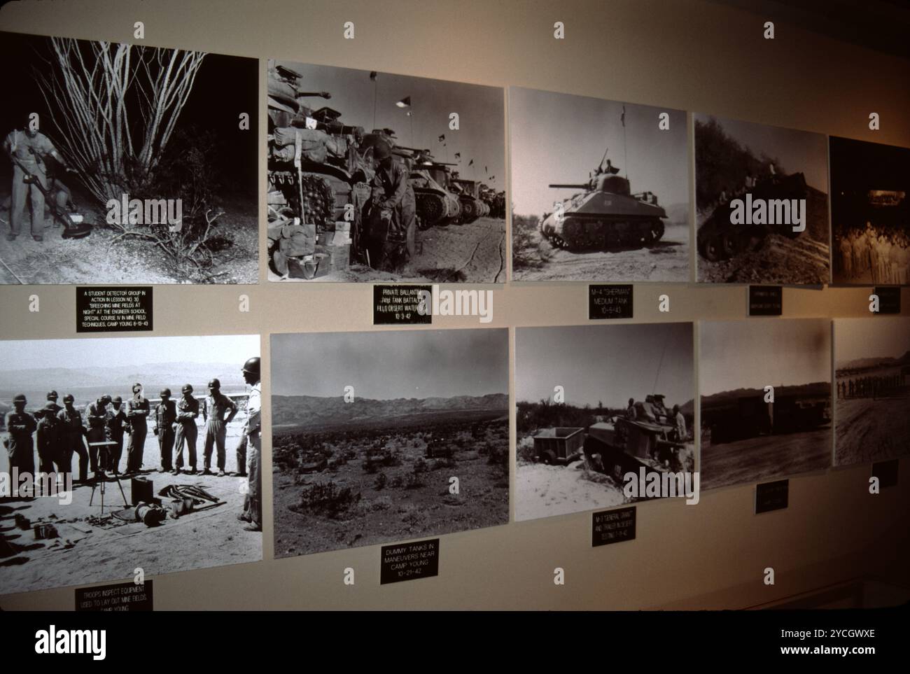 Chiriaco Summit, CA. USA. May 1991. The General George S. Patton Memorial Museum, Nov. 11, 1988 ...