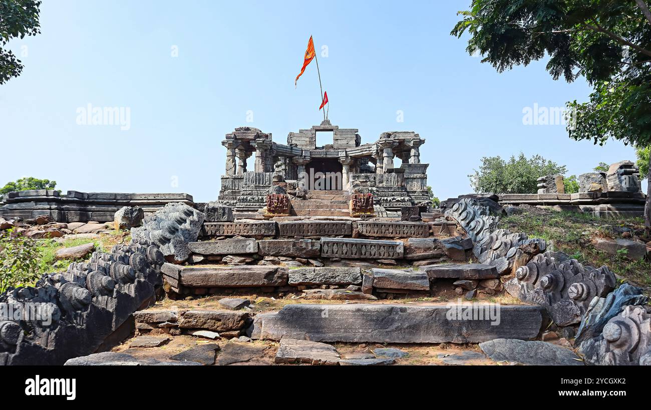 View of the ruined Lord Shiva Temple, a 12th-century marvel built by ...