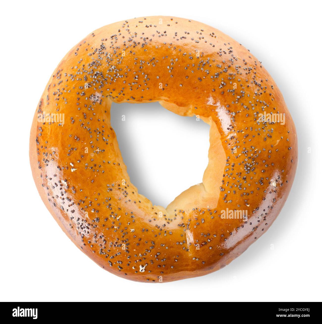 Bagel with poppy seeds Stock Photo - Alamy