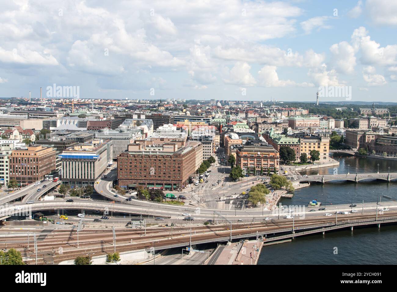 Historical architecture tower in Stockholm, Sweden Stock Photo - Alamy