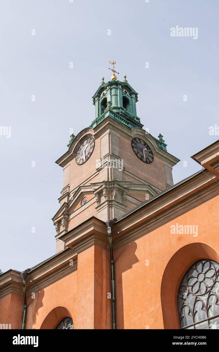 Historical architecture tower in Stockholm, Sweden Stock Photo - Alamy