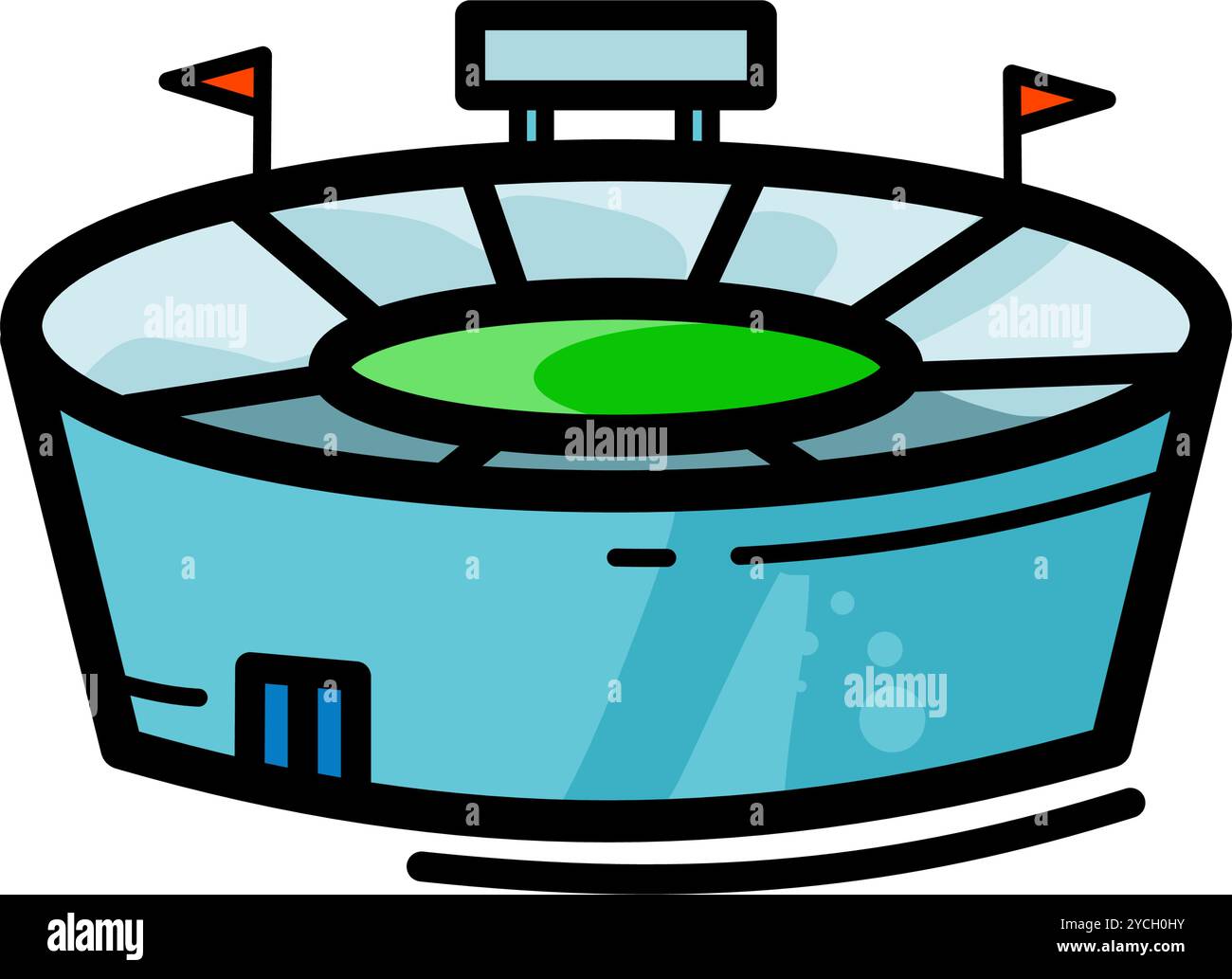 sports stadium - vector icon Stock Vector Image & Art - Alamy