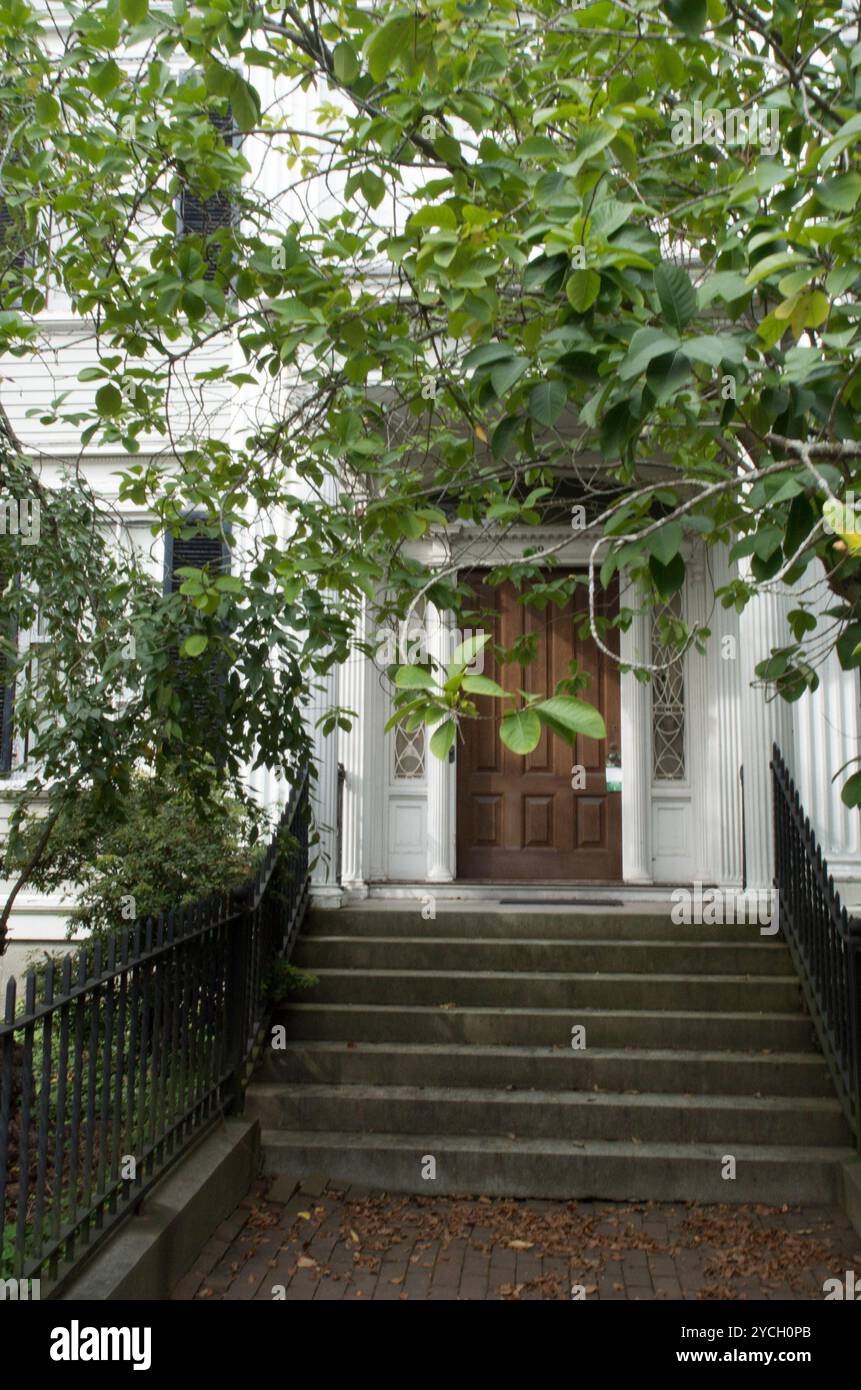A Historic Doorway in The Fall, Salem, MA, USA Stock Photo - Alamy