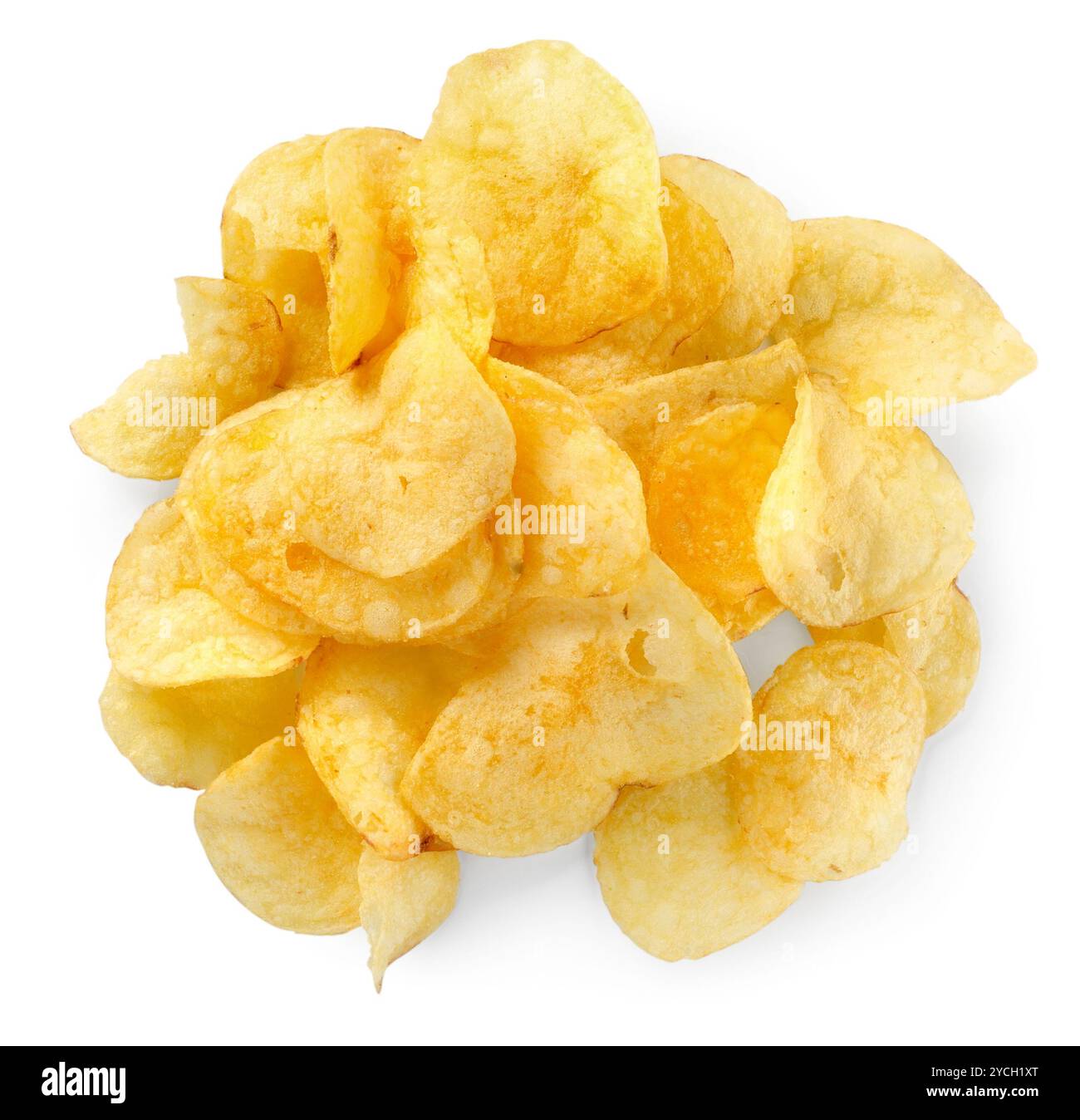 Potato chips isolated Stock Photo - Alamy