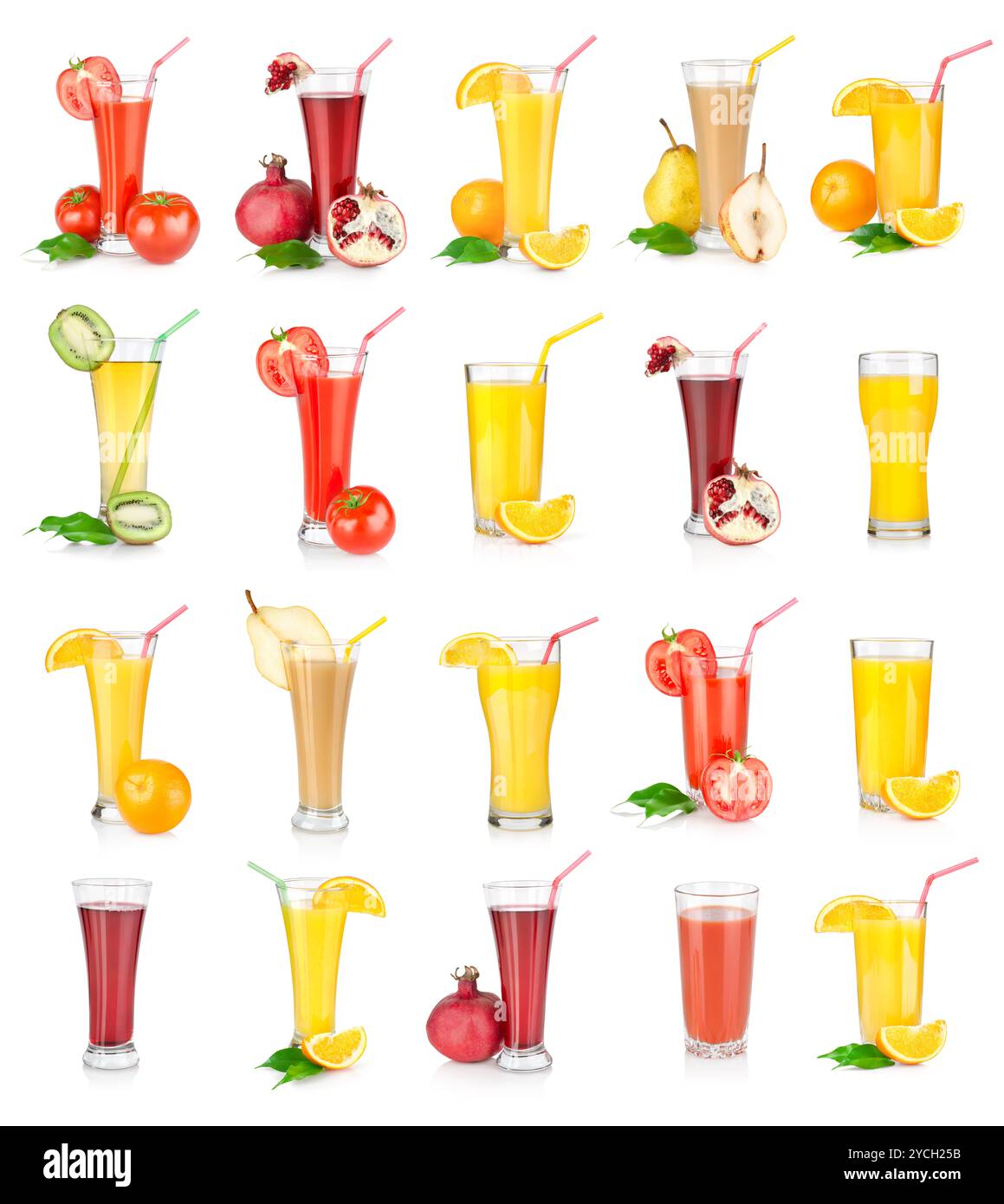 Collage juices hi-res stock photography and images - Alamy