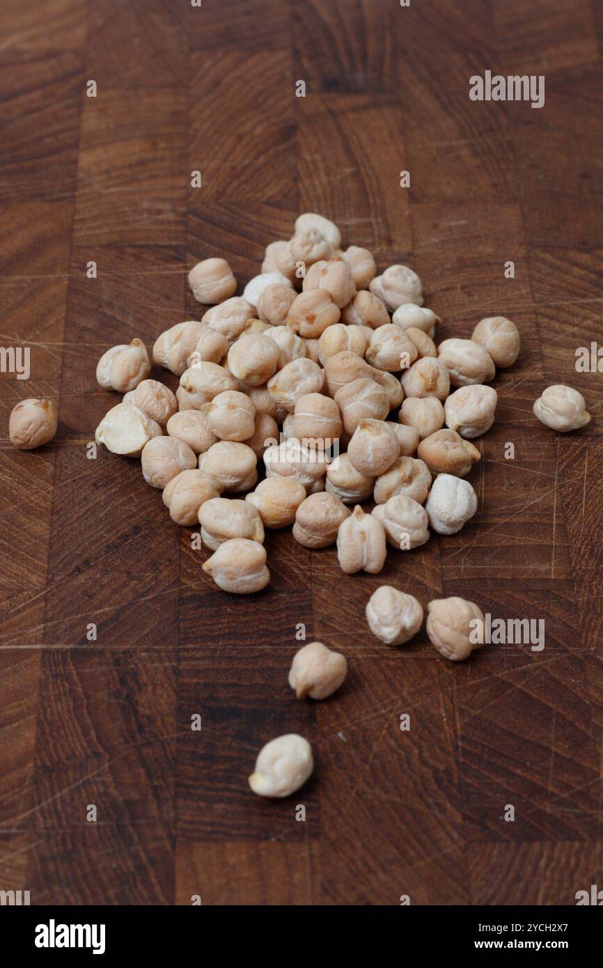 Organic uncooked chickpeas grains hi-res stock photography and images ...