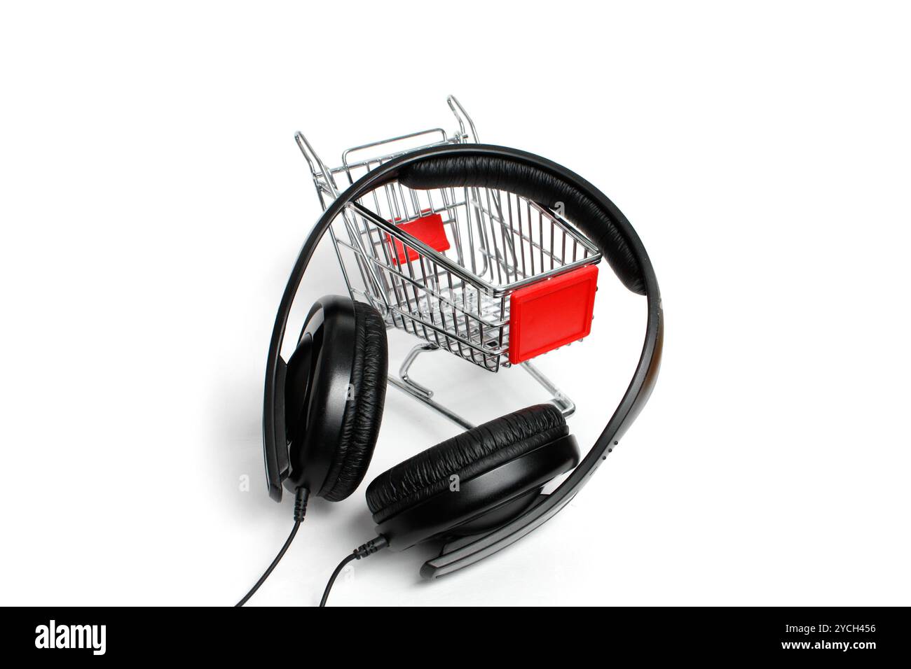 Miniature shopping trolley Stock Photo - Alamy