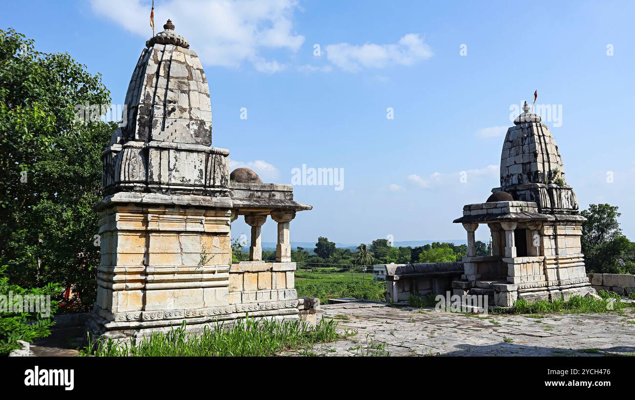View of Two Sub Shrines Dedicated to Lord Ganesha and Goddess Parvati ...