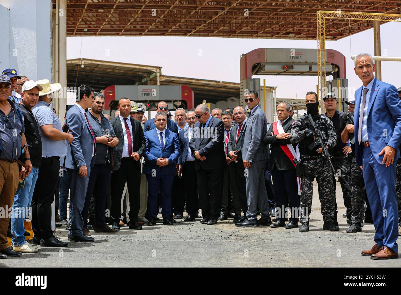 Ras Jedir border crossing, Tunisia. 01 July 2024. The interior minister ...