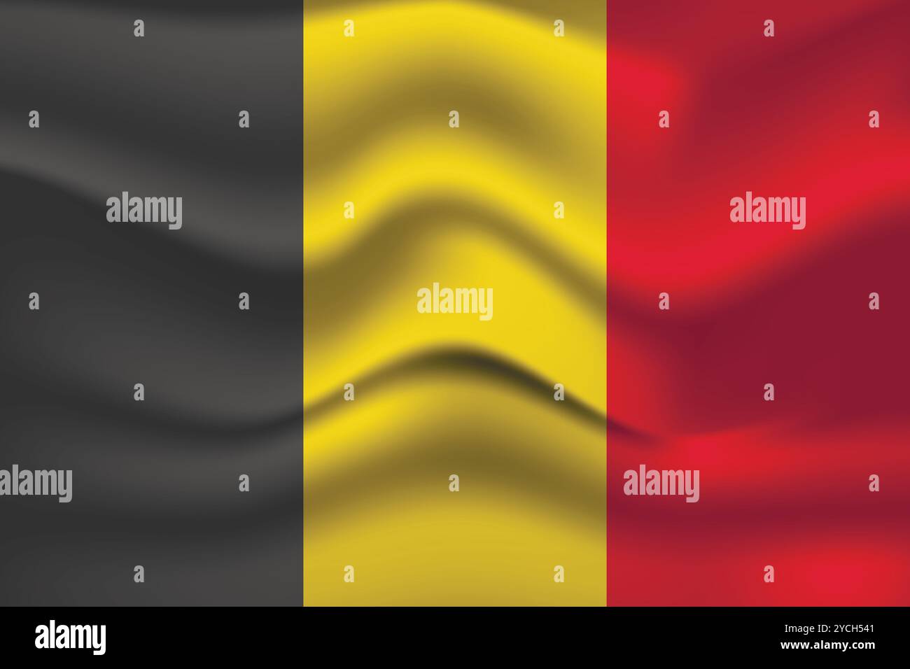 Flag of Belgium. Belgian national symbol in official colors. Template ...