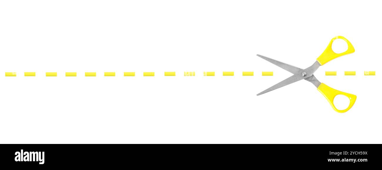 Dotted line border hi-res stock photography and images - Alamy