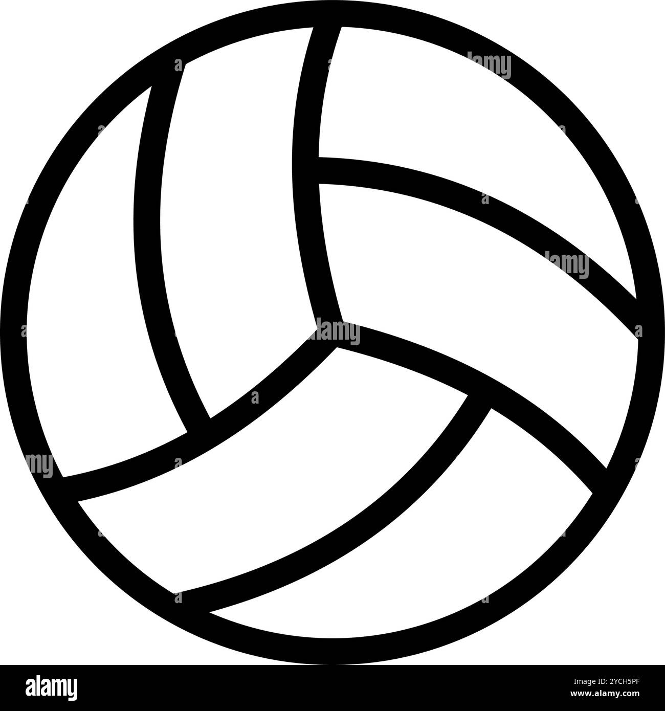 volleyball ball - vector icon Stock Vector Image & Art - Alamy