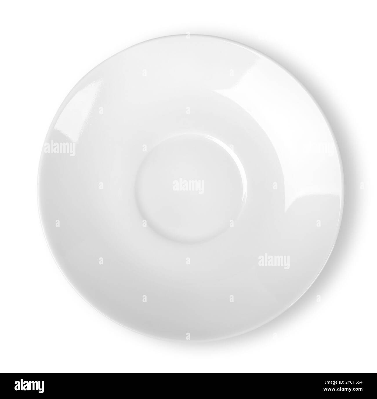 Empty white circle plate hi-res stock photography and images - Alamy