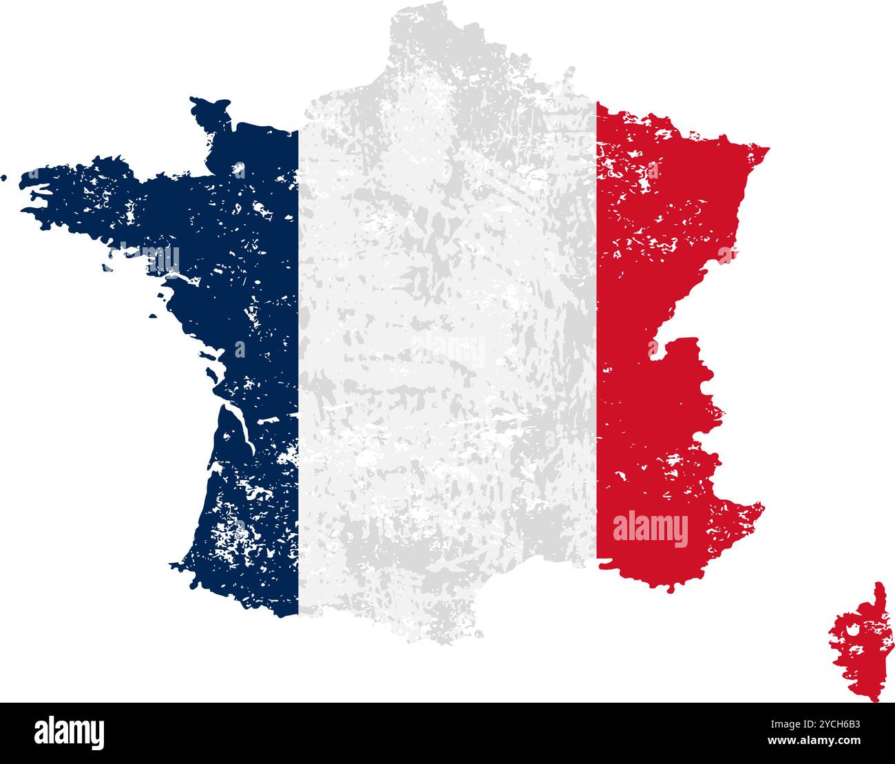 Map france french flag hi-res stock photography and images - Alamy